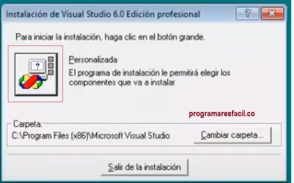 Instalar Visual Basic 6 en Windows 10 64 bits