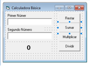 Calculadora Básica en Visual Basic 6, Aprende a usar variables